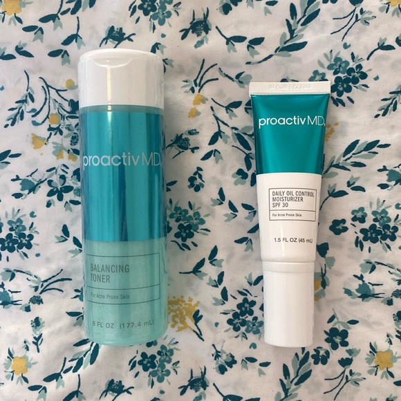 Proactiv | Skincare | Proactiv Md Daily Oil Control Moisturizer Balancing Toner Bundle Nwt ...